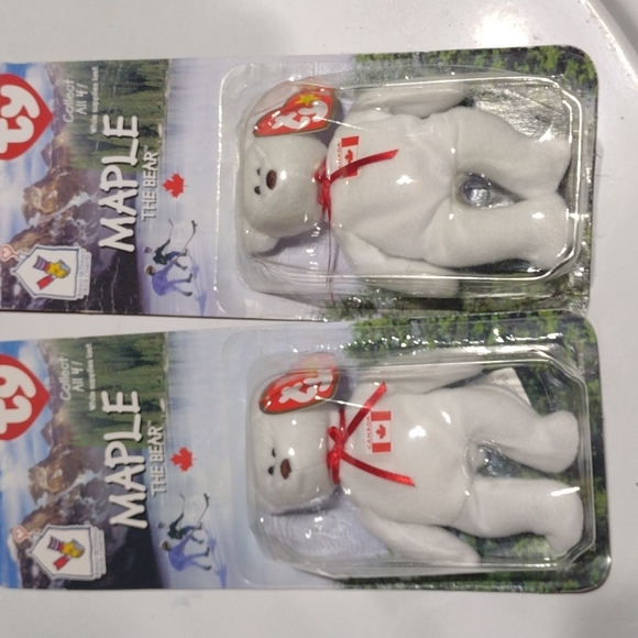 Ty | Toys | Vintage Ty Beanie Baby Maple The Bear Canada | Poshmark